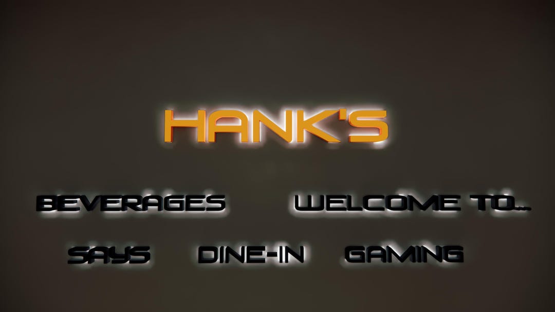 Custom LED Backlit Sign – Hank's, Beer, Frozen, Coffee & More – Vibrant ...