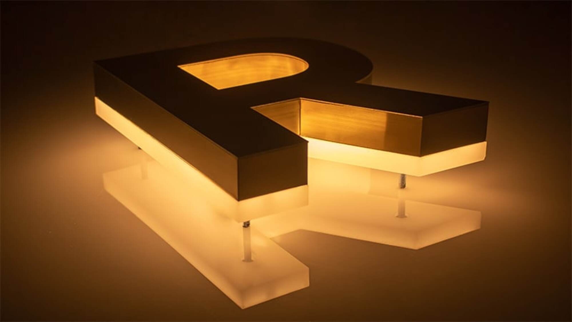 Custom Signage Letters for Business LED Reverse Lit, Metal and Acrylic ...