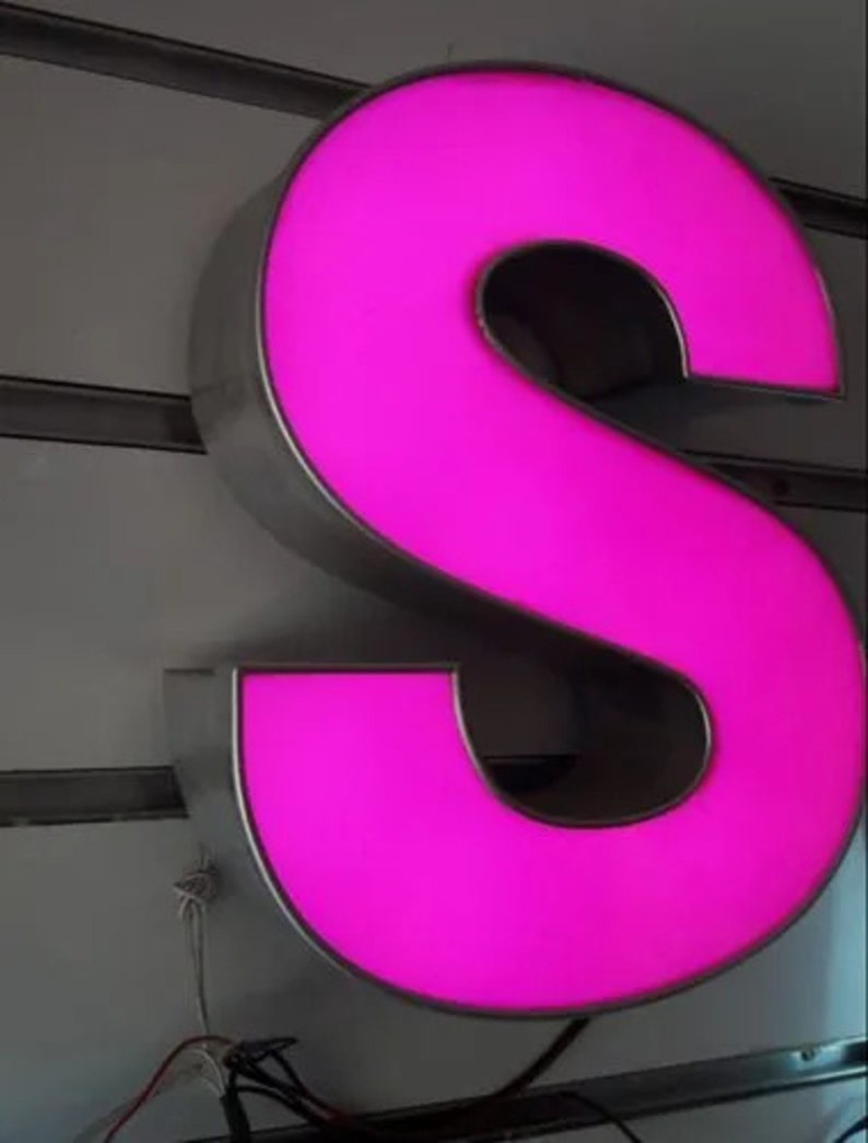 Custom High-quality Channel Letters, Metal Trim Capped, and LED Option ...