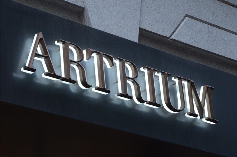 Custom Signage Letters for Business - LED Reverse Lit, Metal and ...