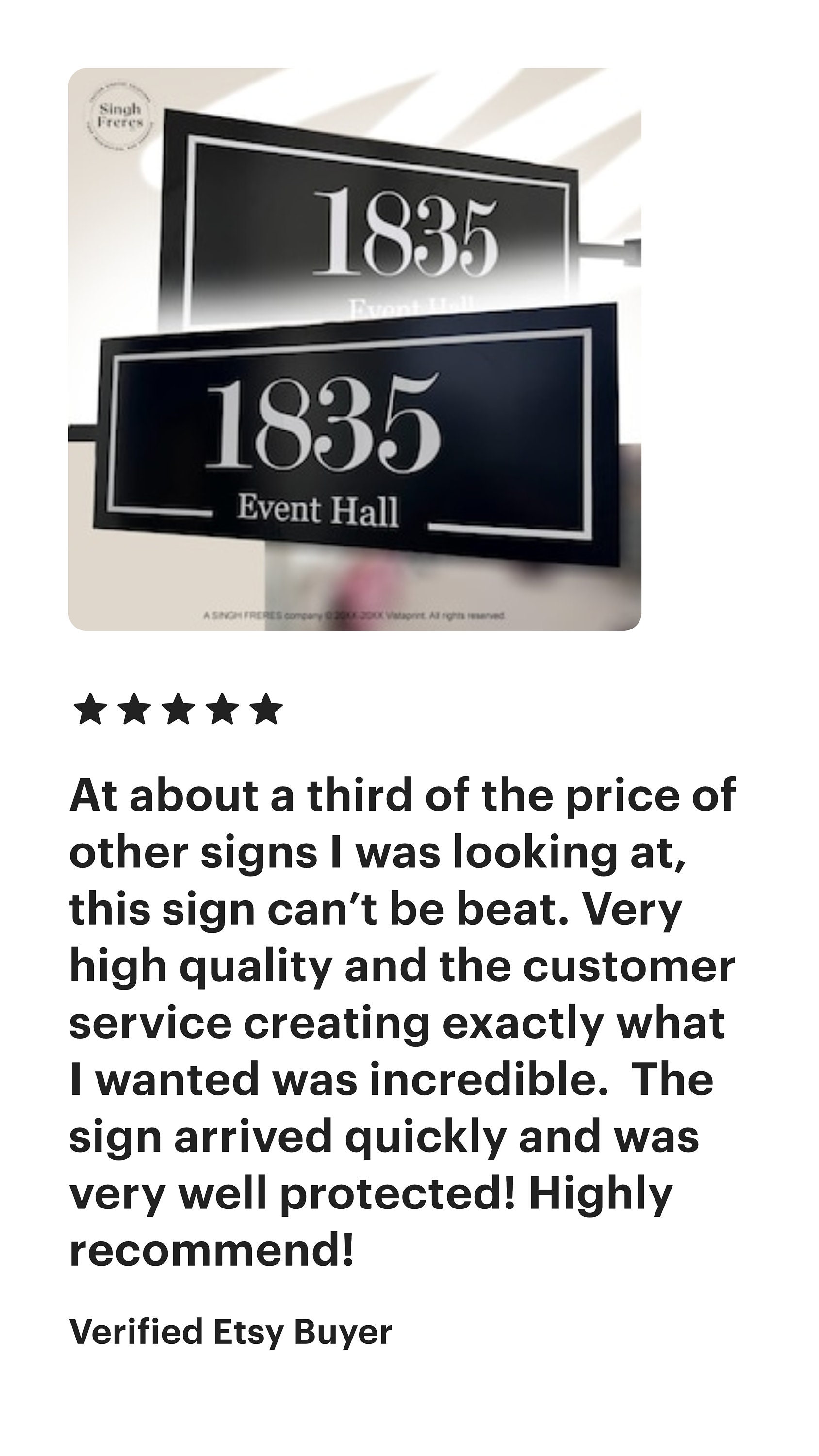 Double Sided Blade Sign Custom Sign for Business Storefront or Outdoor ...