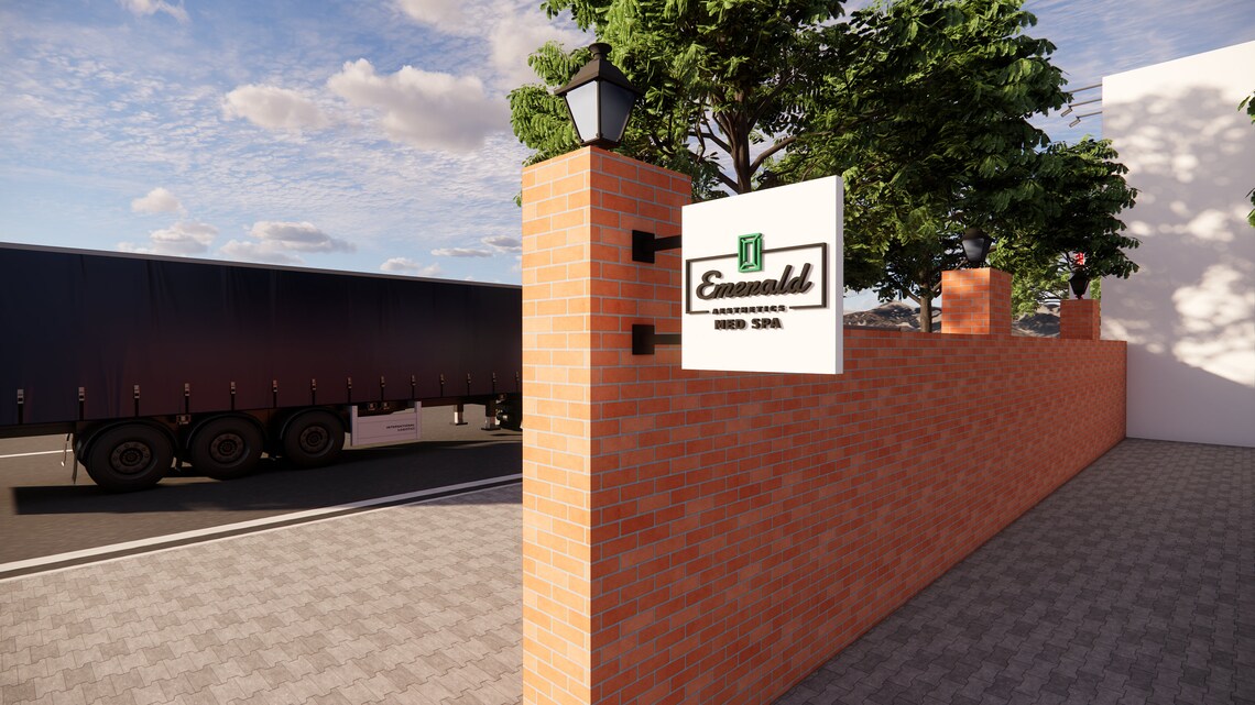 Title: Custom 3D Protruding Logo Sign - Emerald Aesthetics Med Spa ...