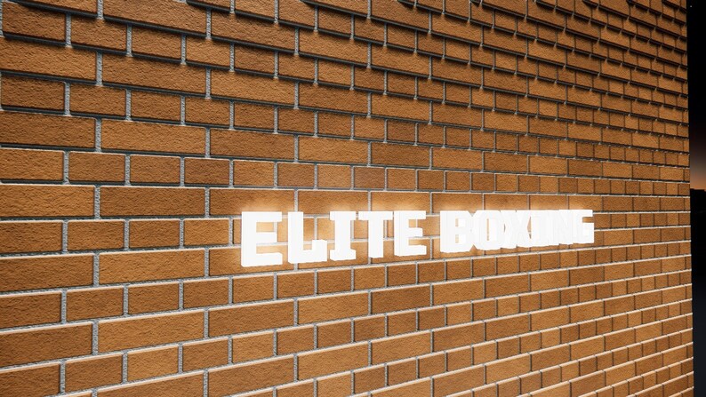 MDF Letter Signage - PU Painted MDF Wall Mounted Letter Board Set ...