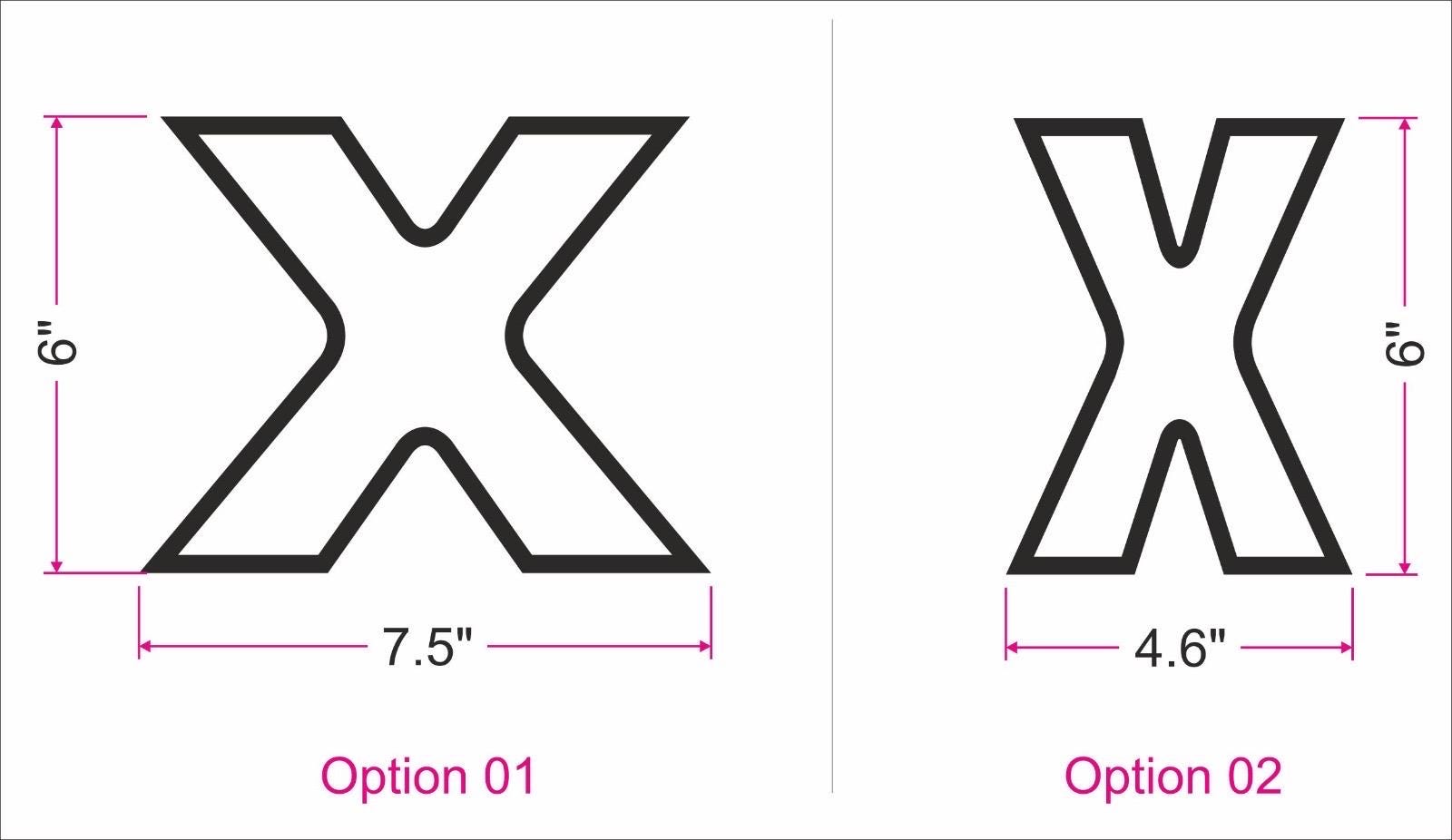 Custom 3D Render – AGT Style “X” Channel Sign Design – LED Front Lit ...