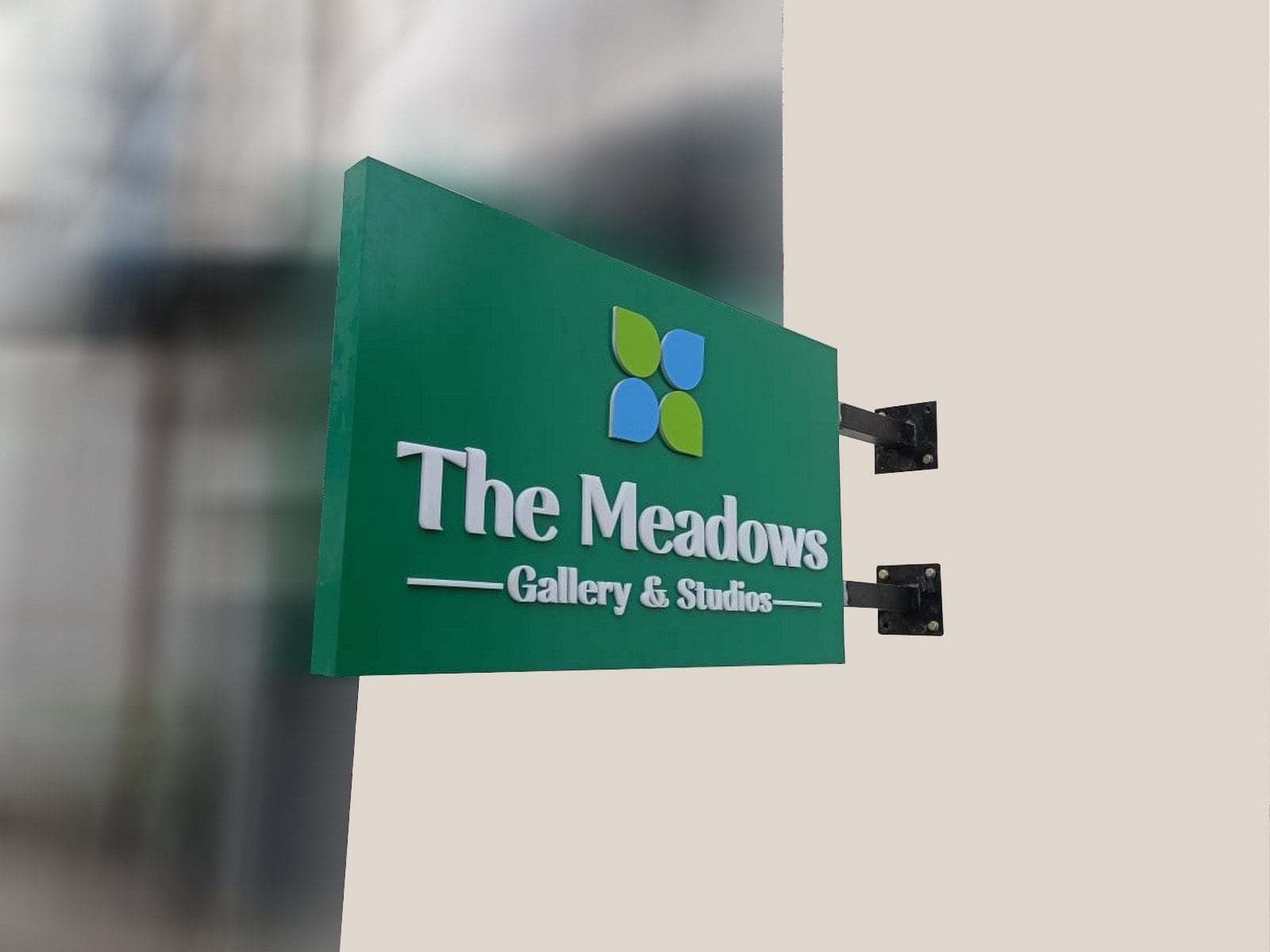 Custom Large Blade Sign With Logo Integration - Etsy