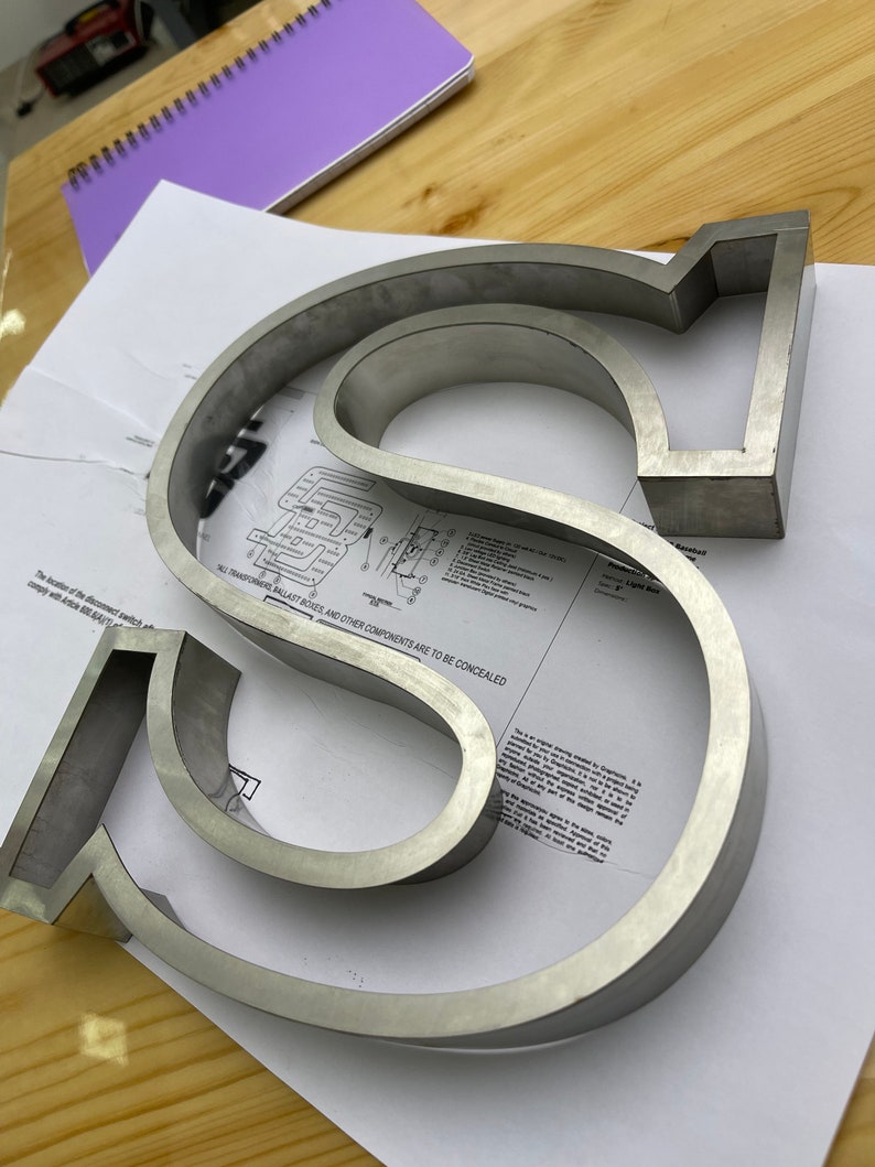 Metal Signage Custom Logo Stainless Steel Laser Cut Signboard Custom ...