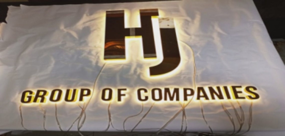 Custom Signage Letters for Business LED Reverse Lit, Metal and Acrylic ...