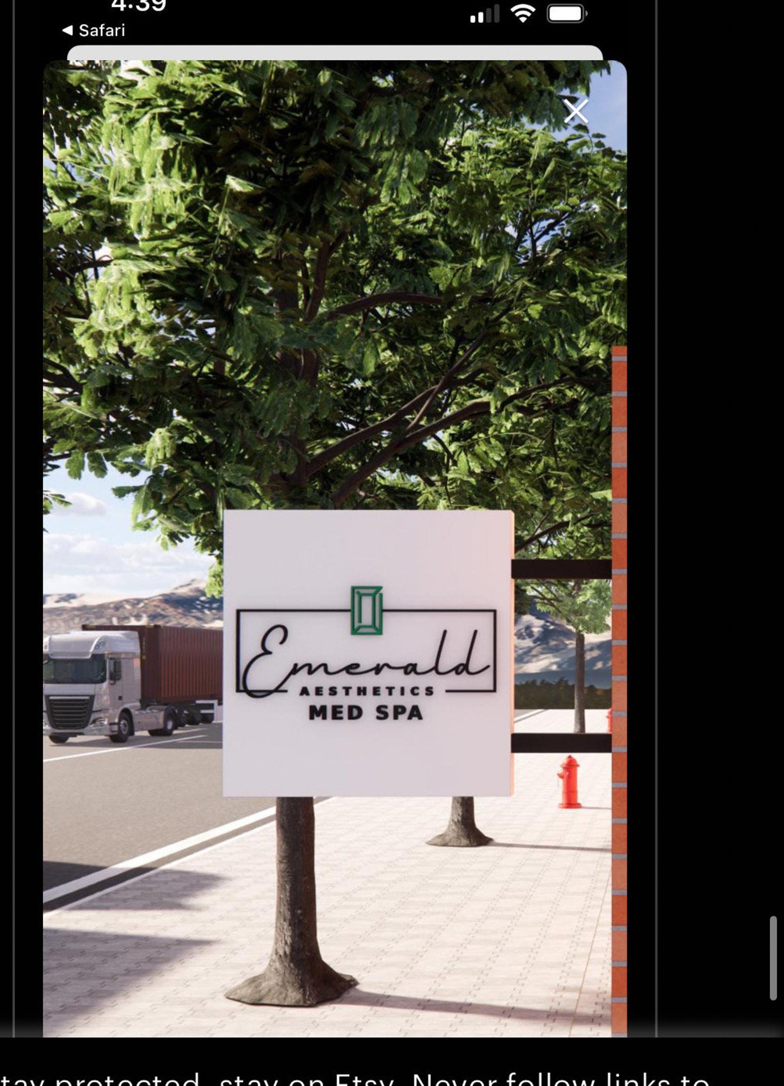 Title: Custom 3D Protruding Logo Sign - Emerald Aesthetics Med Spa ...