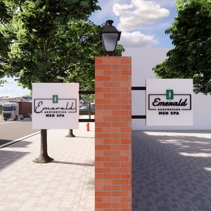 Title: Custom 3D Protruding Logo Sign - Emerald Aesthetics Med Spa ...
