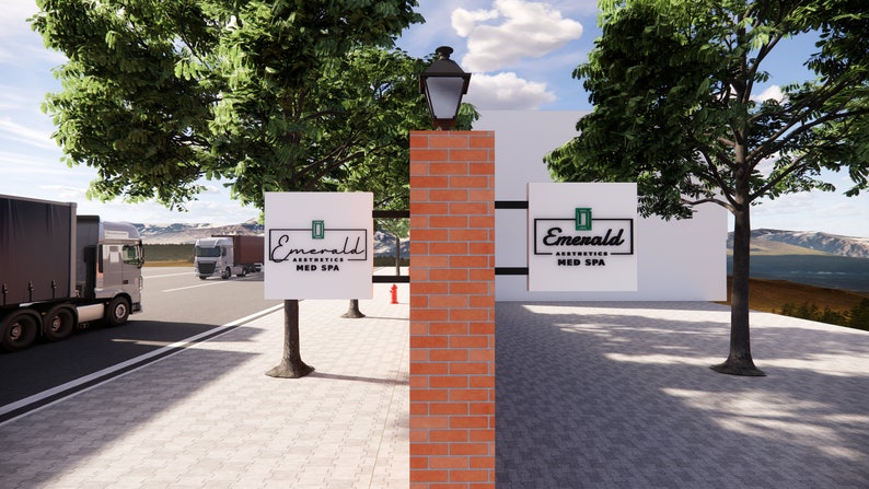 Title: Custom 3D Protruding Logo Sign - Emerald Aesthetics Med Spa ...
