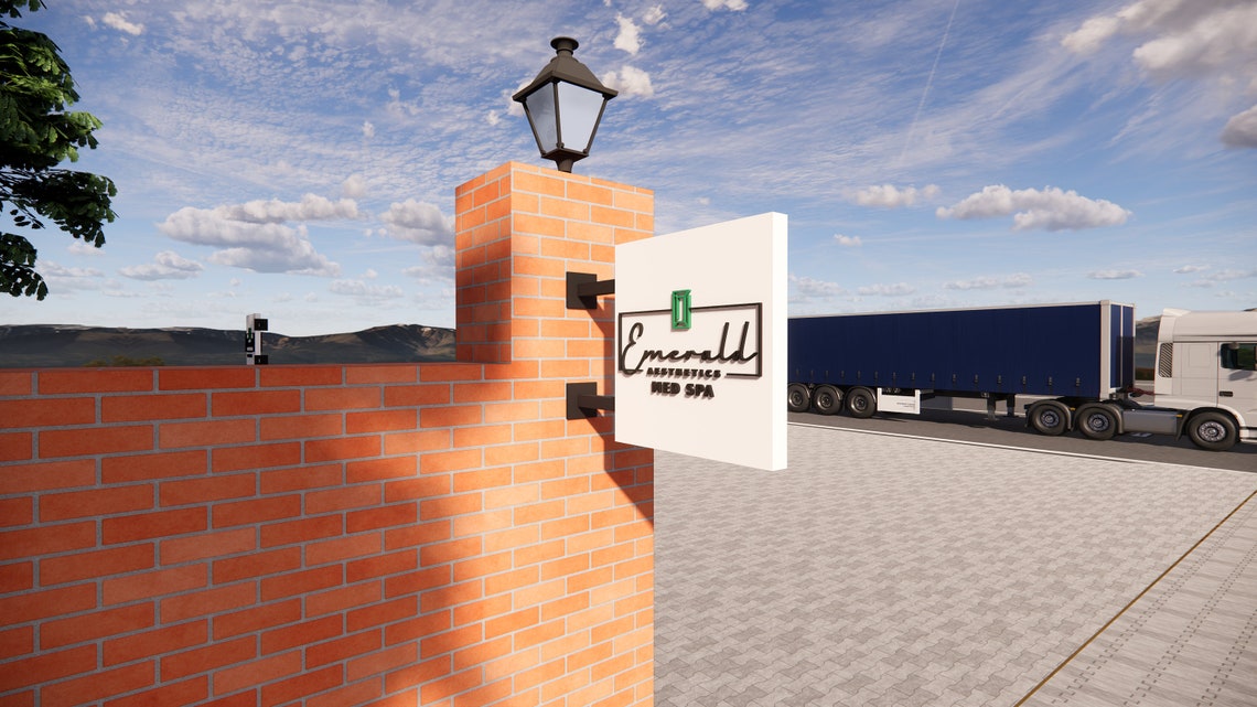 Title: Custom 3D Protruding Logo Sign - Emerald Aesthetics Med Spa ...