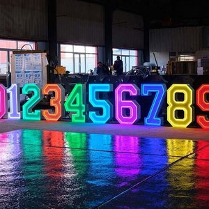 Custom Oversized Neon Signs for Outdoor Signage for Business Office or ...