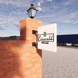 Title: Custom 3D Protruding Logo Sign - Emerald Aesthetics Med Spa ...