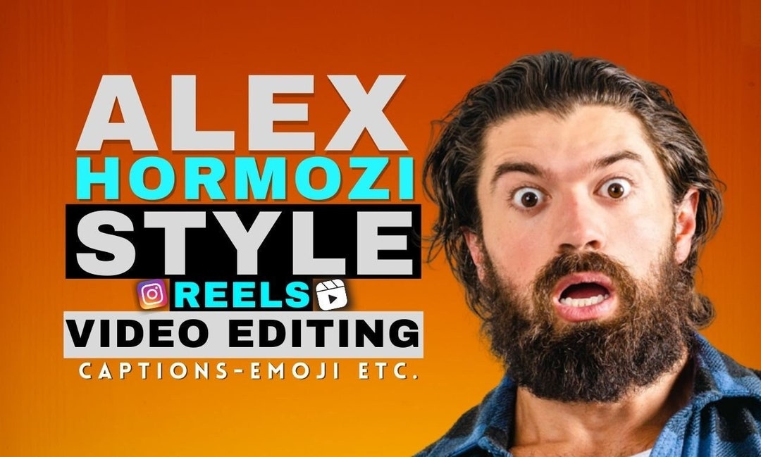 I Will Edit Alex Hormozi Caption Style For Your Instagram Etsy