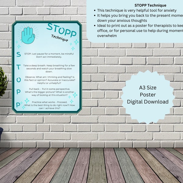 Stress Management Poster - Etsy