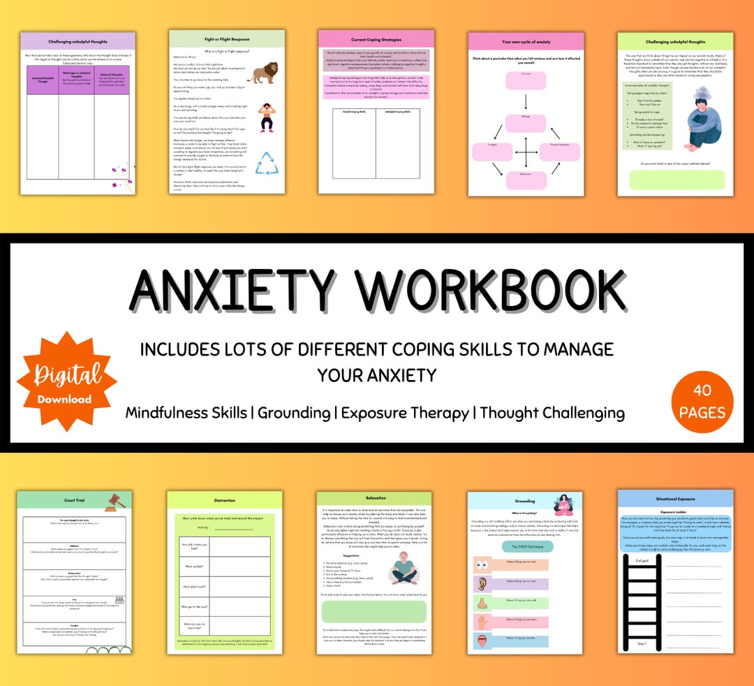 Anxiety Worksheets, Coping Strategies, Anxiety Relief, Therapy ...