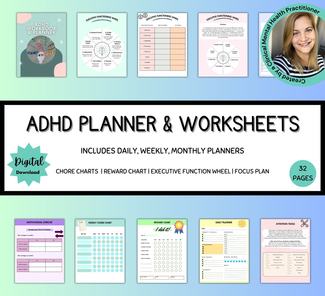 ADHD Planner Neurodivergent Planner Time Management - Etsy UK
