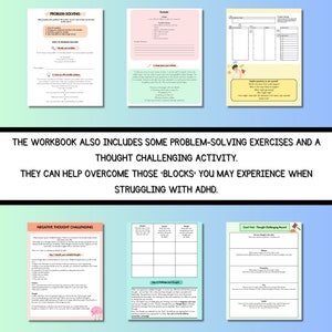 ADHD Planner & Workbook for Emotional Regulation, Feelings Wheel ...