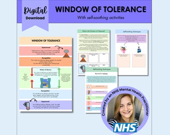 Anxiety Worksheets Coping Strategies Anxiety Relief Therapy - Etsy