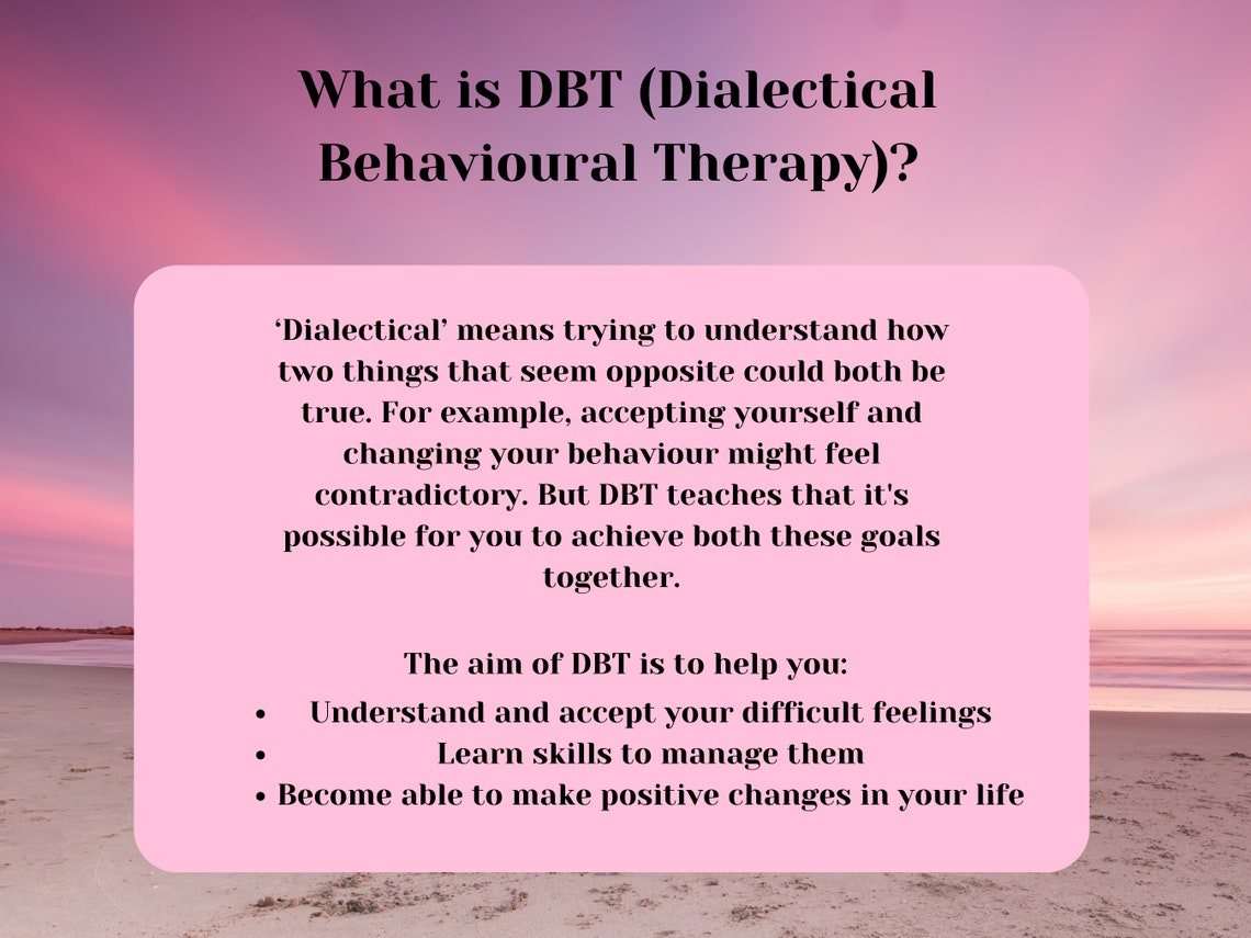 DBT Worksheets for Borderline Personality Disorder, Therapy Worksheets ...
