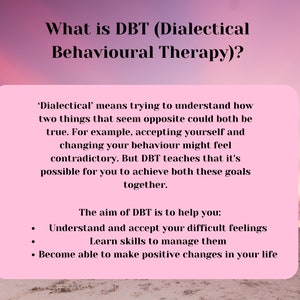 DBT Worksheets for Borderline Personality Disorder, Therapy Worksheets ...