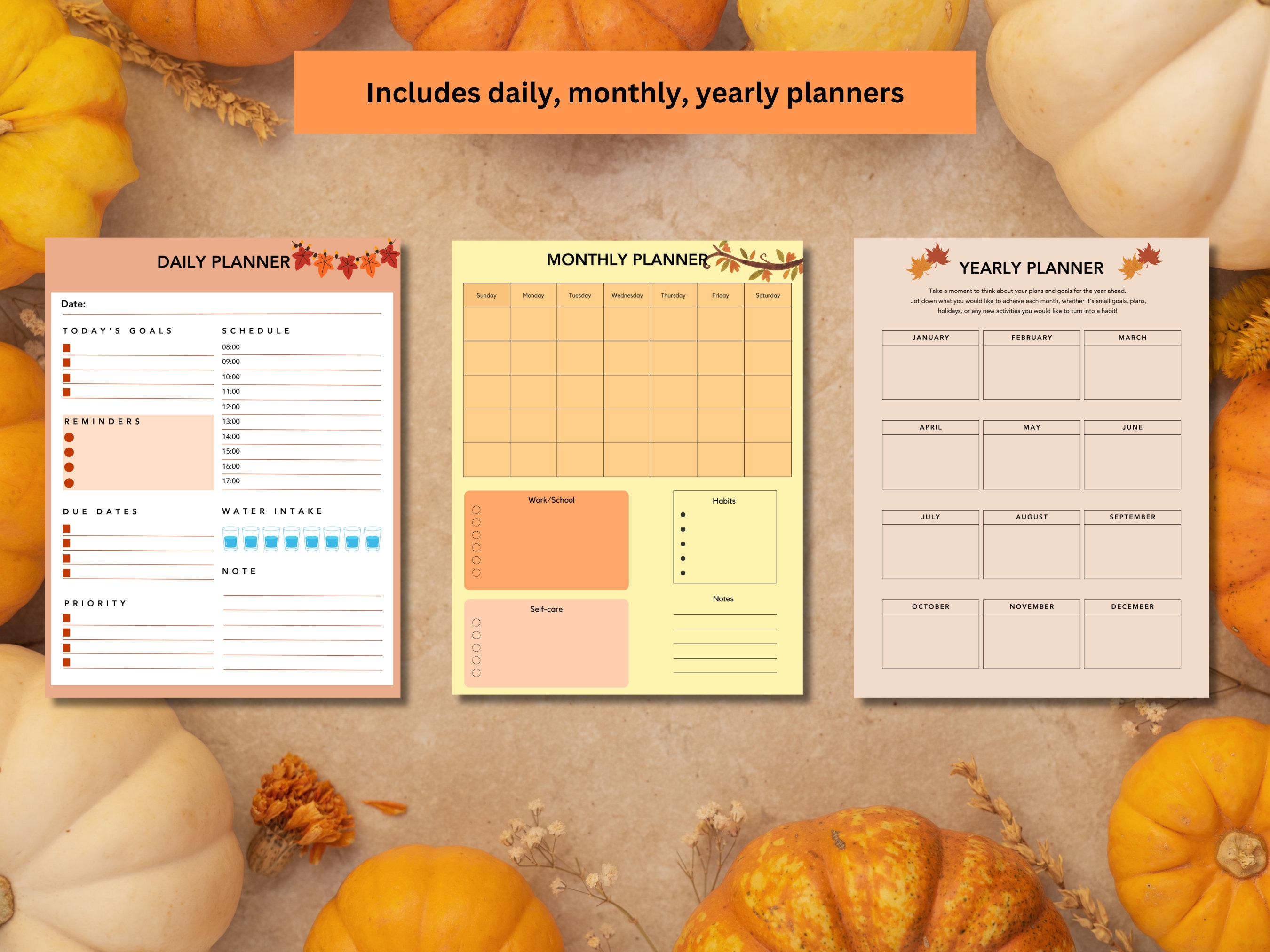 ADHD Digital Planner Fall Edition, ADHD Workbook, Neurodivergent ...