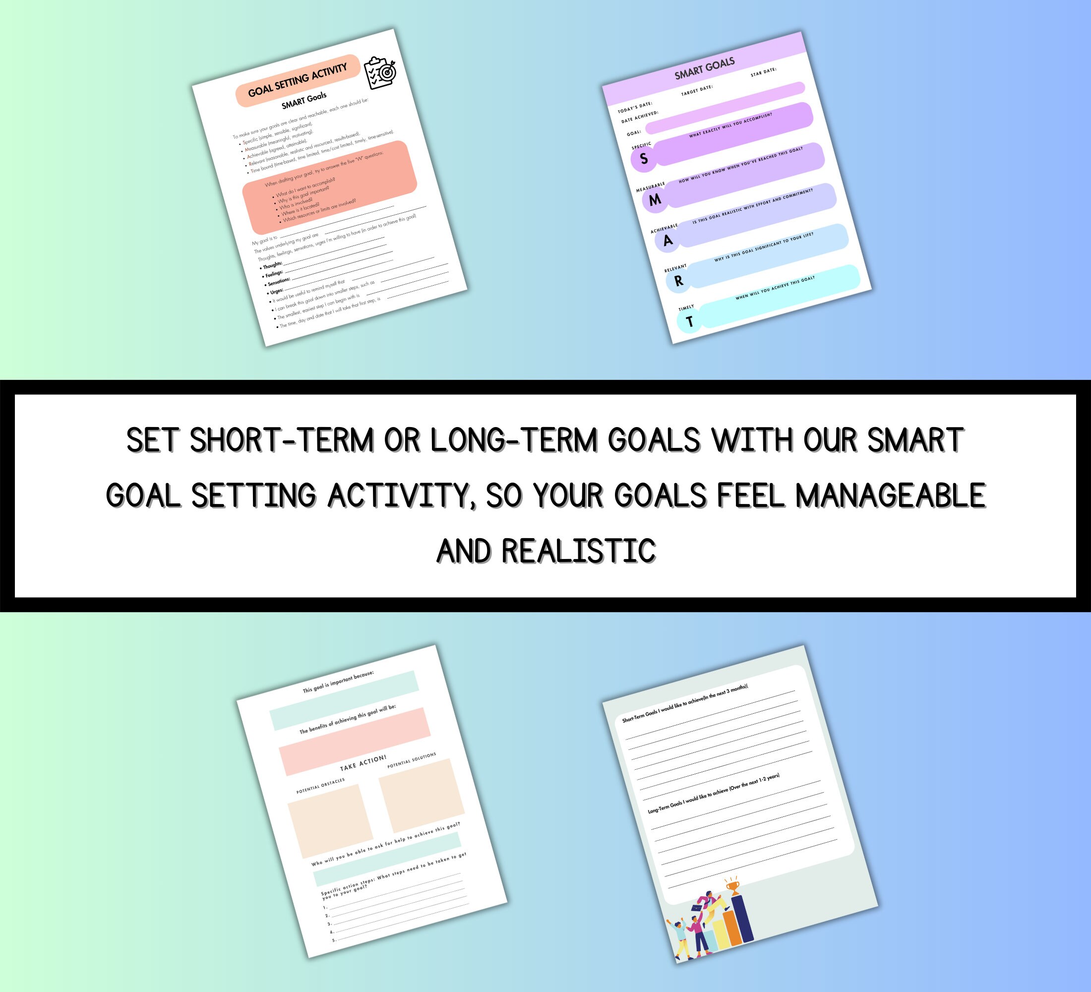 ADHD Planner & Workbook for Emotional Regulation, Feelings Wheel ...