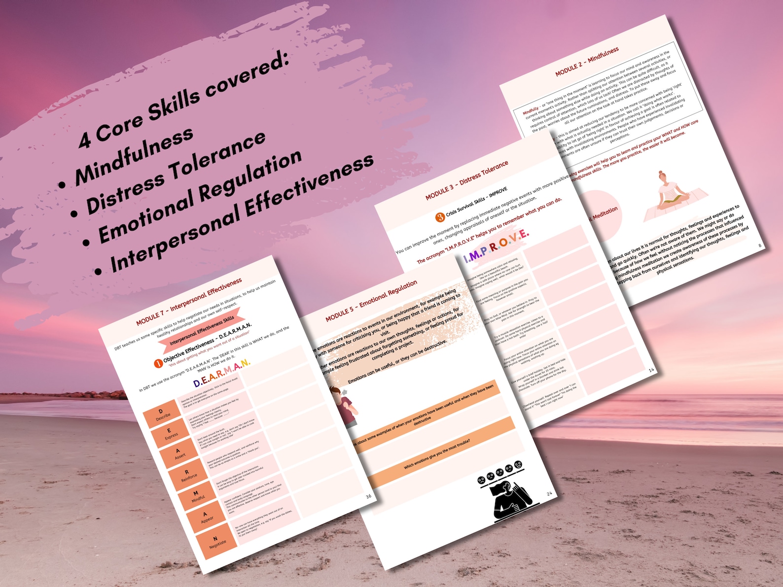 DBT Worksheets for Borderline Personality Disorder, Therapy Worksheets ...