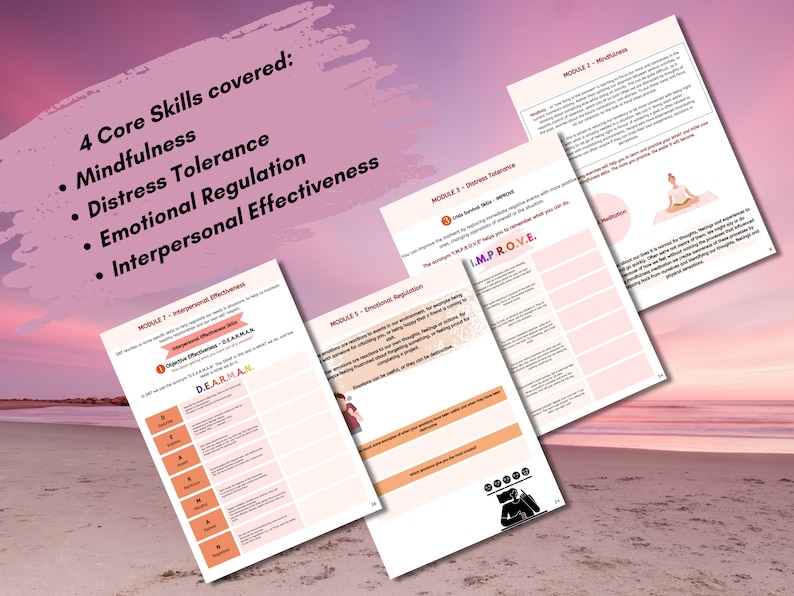 DBT Worksheets for Borderline Personality Disorder, Therapy Worksheets ...
