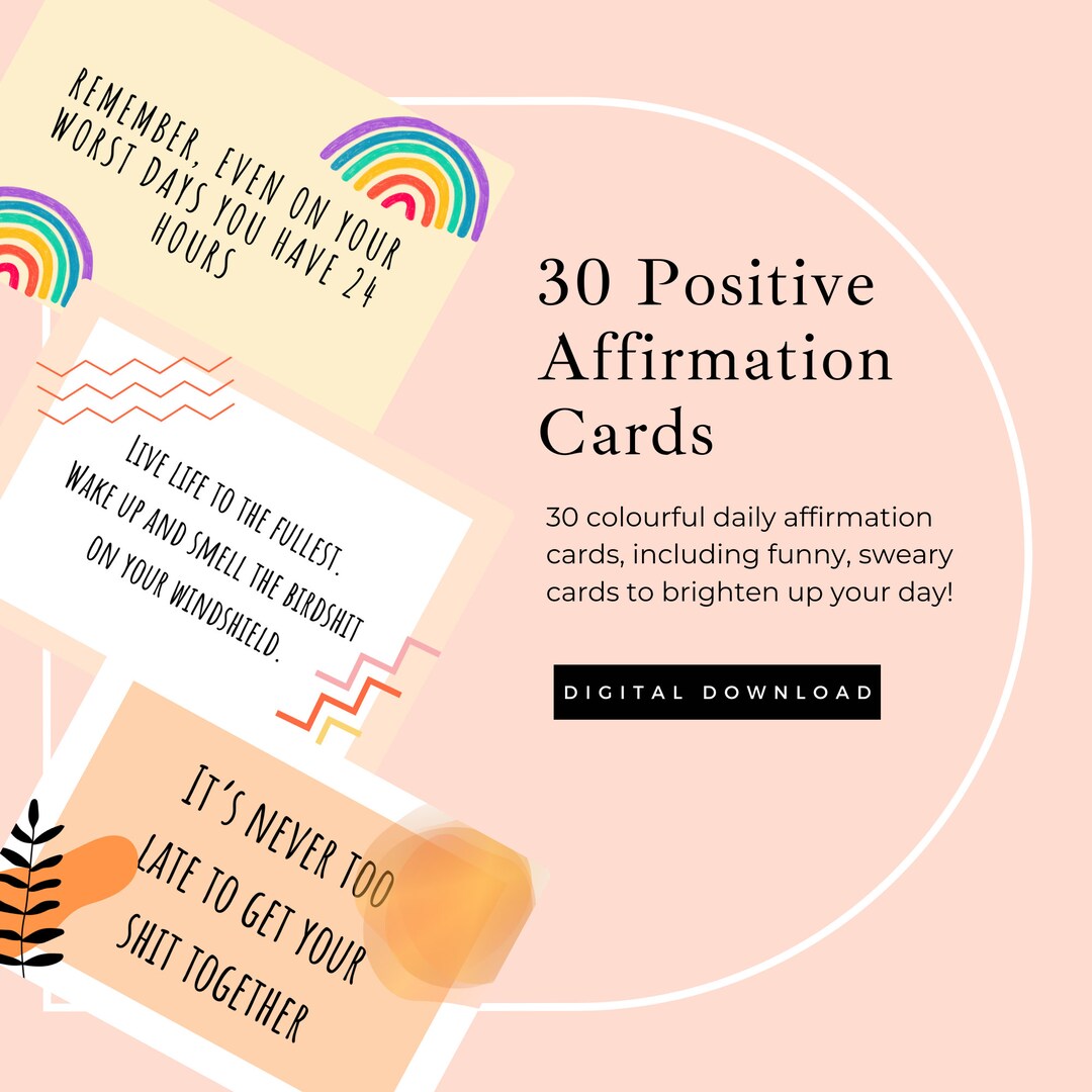 Affirmation Cards, Anxiety Flashcards, Positive Quotes, Anxiety Coping ...