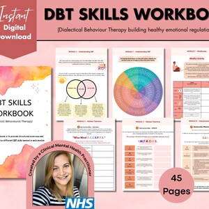 DBT Worksheets for Borderline Personality Disorder Therapy - Etsy Australia