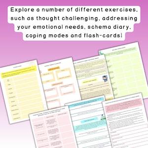 Schema Therapy Worksheets, Schema, Schema Modes, Therapist Tools ...