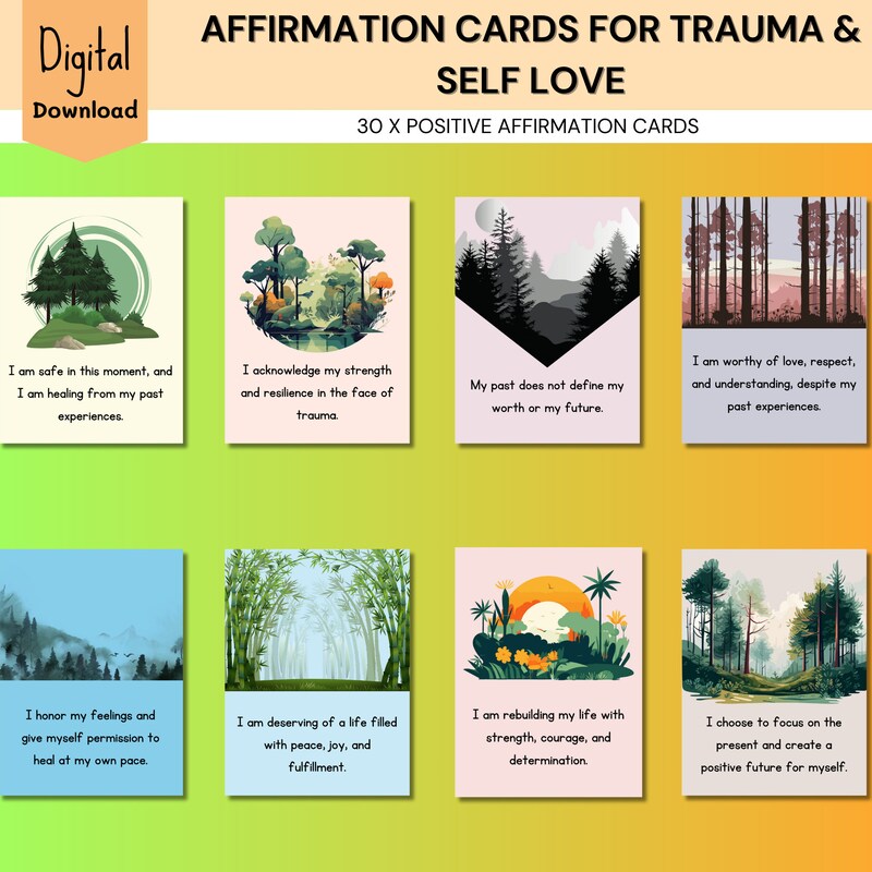 Affirmation Cards - Etsy