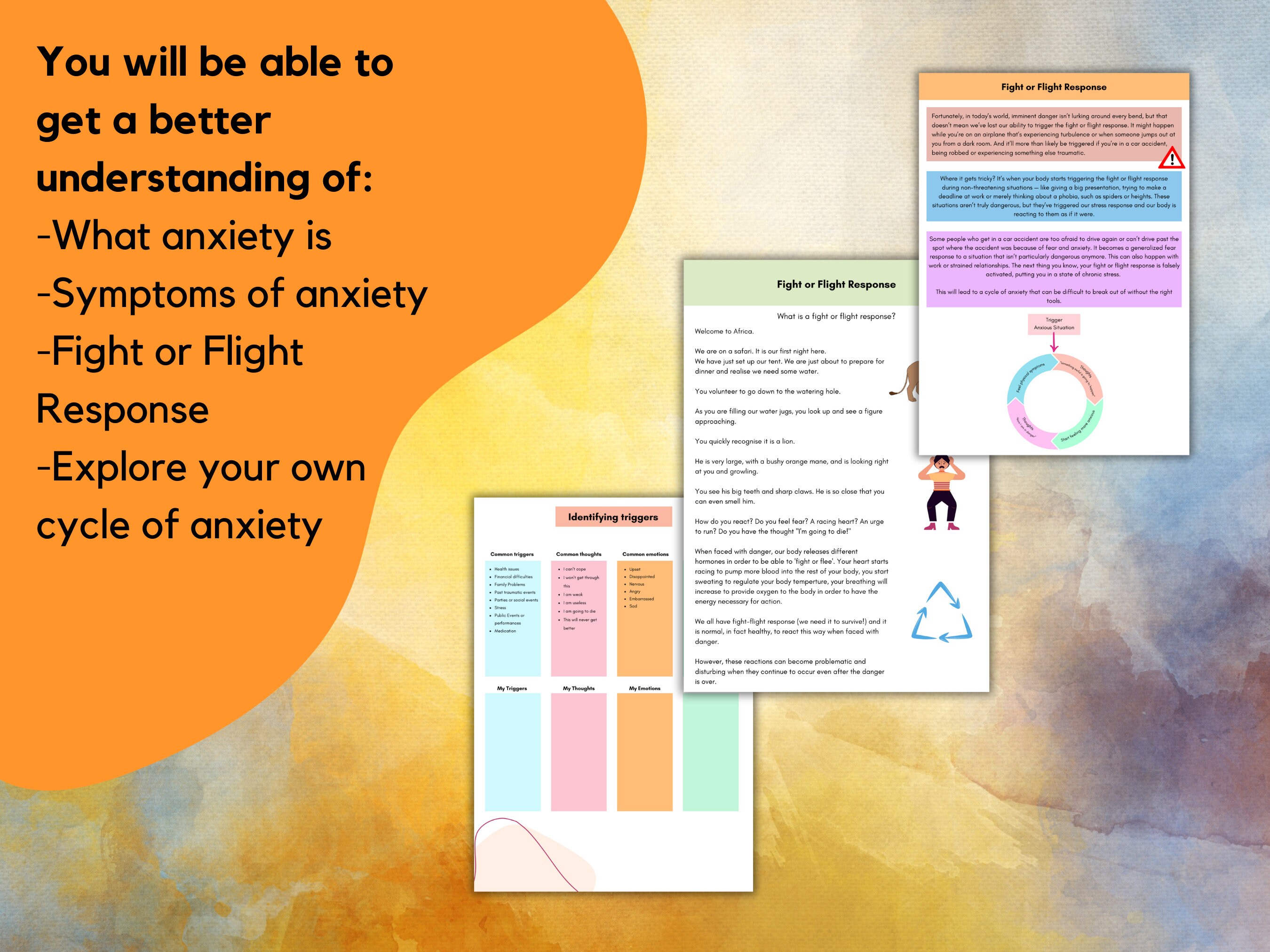 Anxiety Worksheets, Coping Strategies, Anxiety Relief, Therapy ...