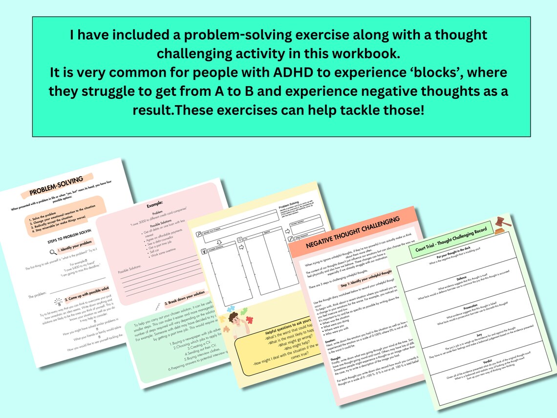 ADHD Digital Planner, Neurodivergent Planner, Emotional Regulation ...