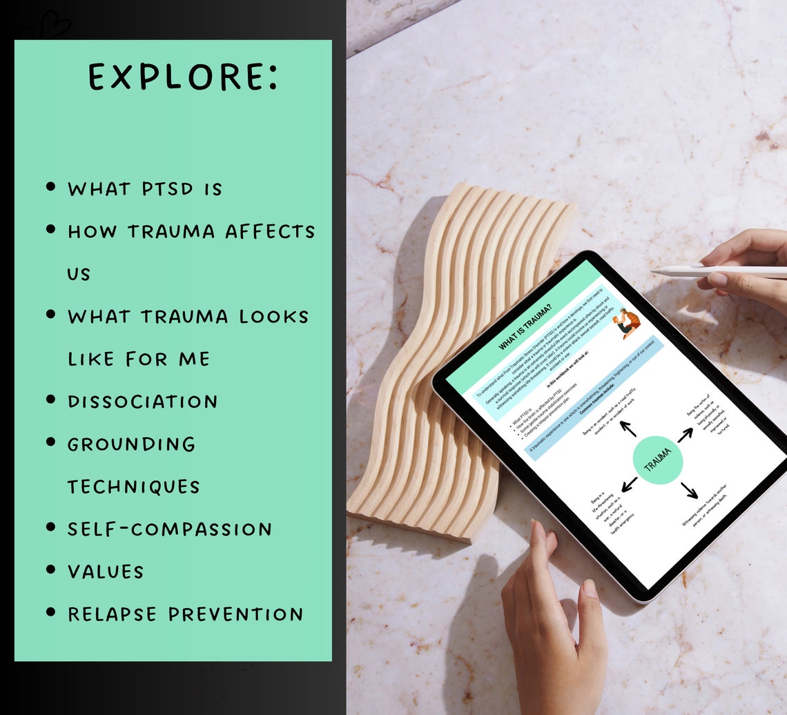 Trauma Therapy Worksheets, Therapy Worksheets, PTSD Worksheets, Complex ...
