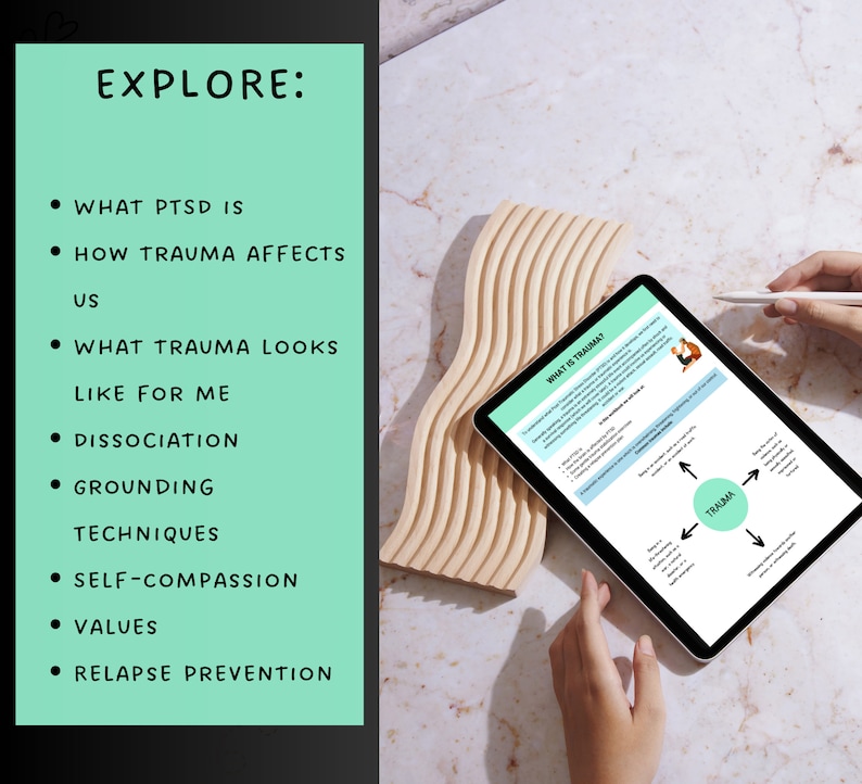 Trauma Therapy Worksheets, Therapy Worksheets, PTSD Worksheets, Complex ...