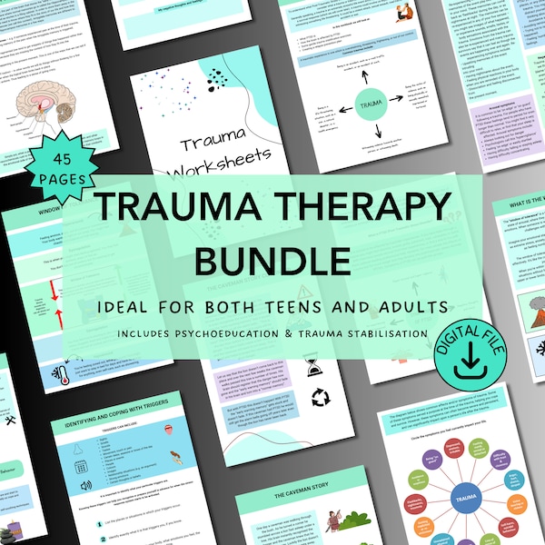 Complex Trauma Worksheets - Etsy