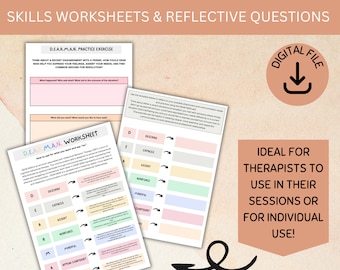 DBT DEAR MAN Skill Resource for Therapists Handout for Therapists ...