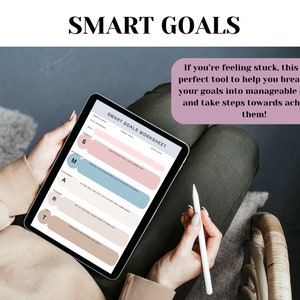 Goal Setting Worksheet / SMART Goals / Goal Planner / Goal Tracker ...