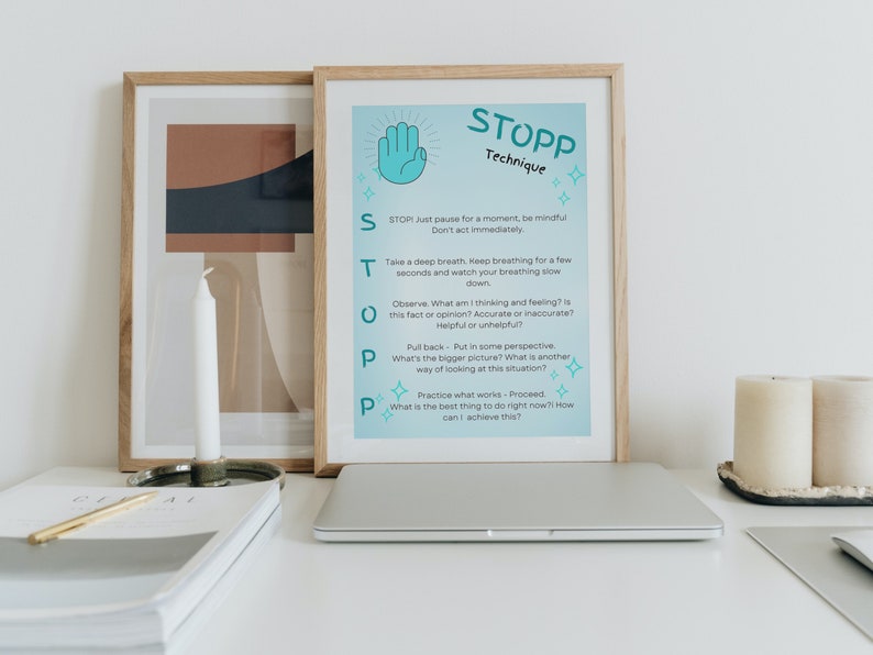 STOPP Technique / STOP Technique | Anxiety Relief | Anxiety Management ...