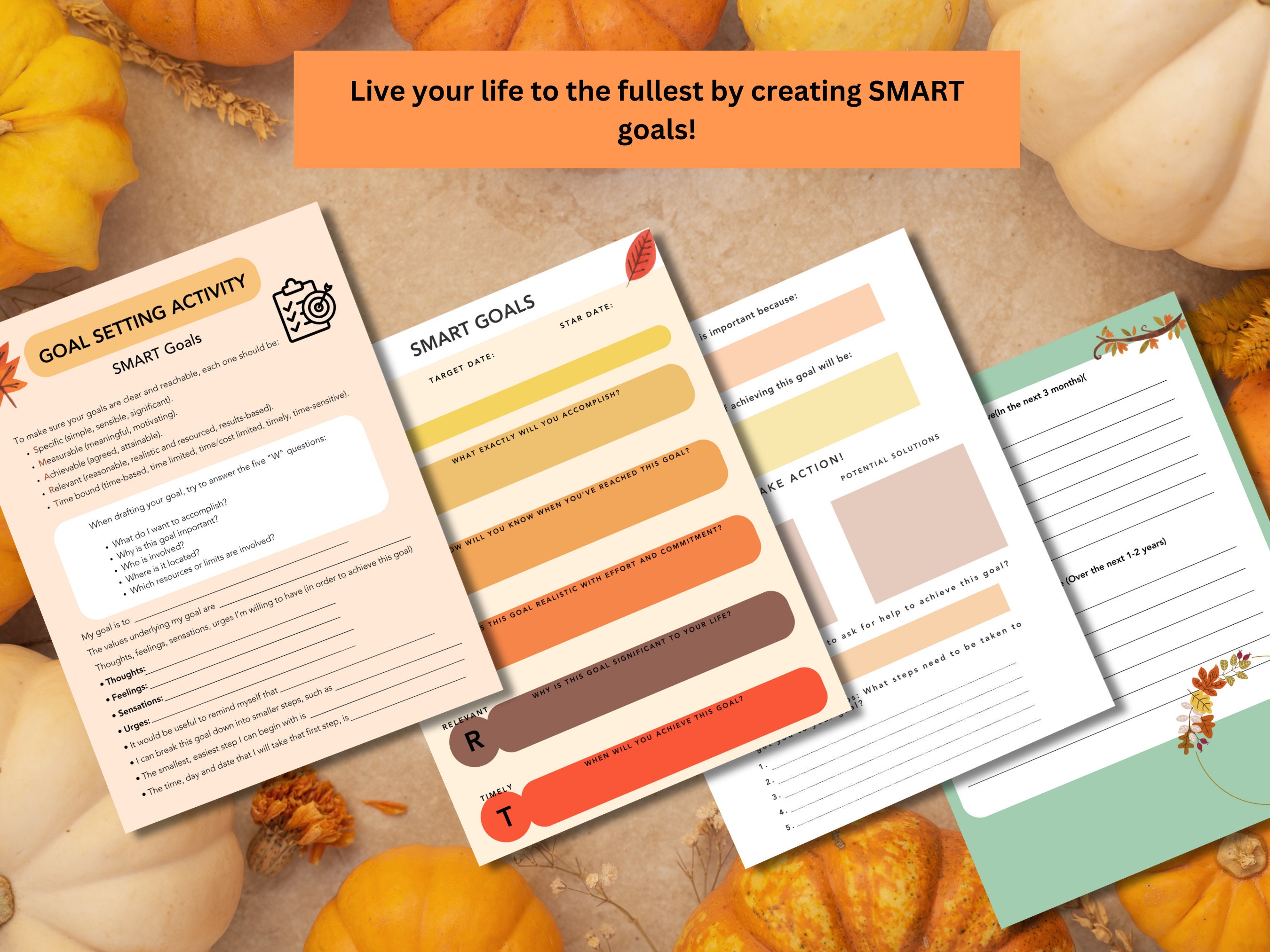 ADHD Digital Planner Fall Edition, ADHD Workbook, Neurodivergent ...