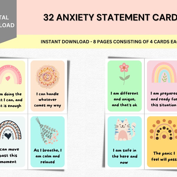 Therapy Flash Cards - Etsy