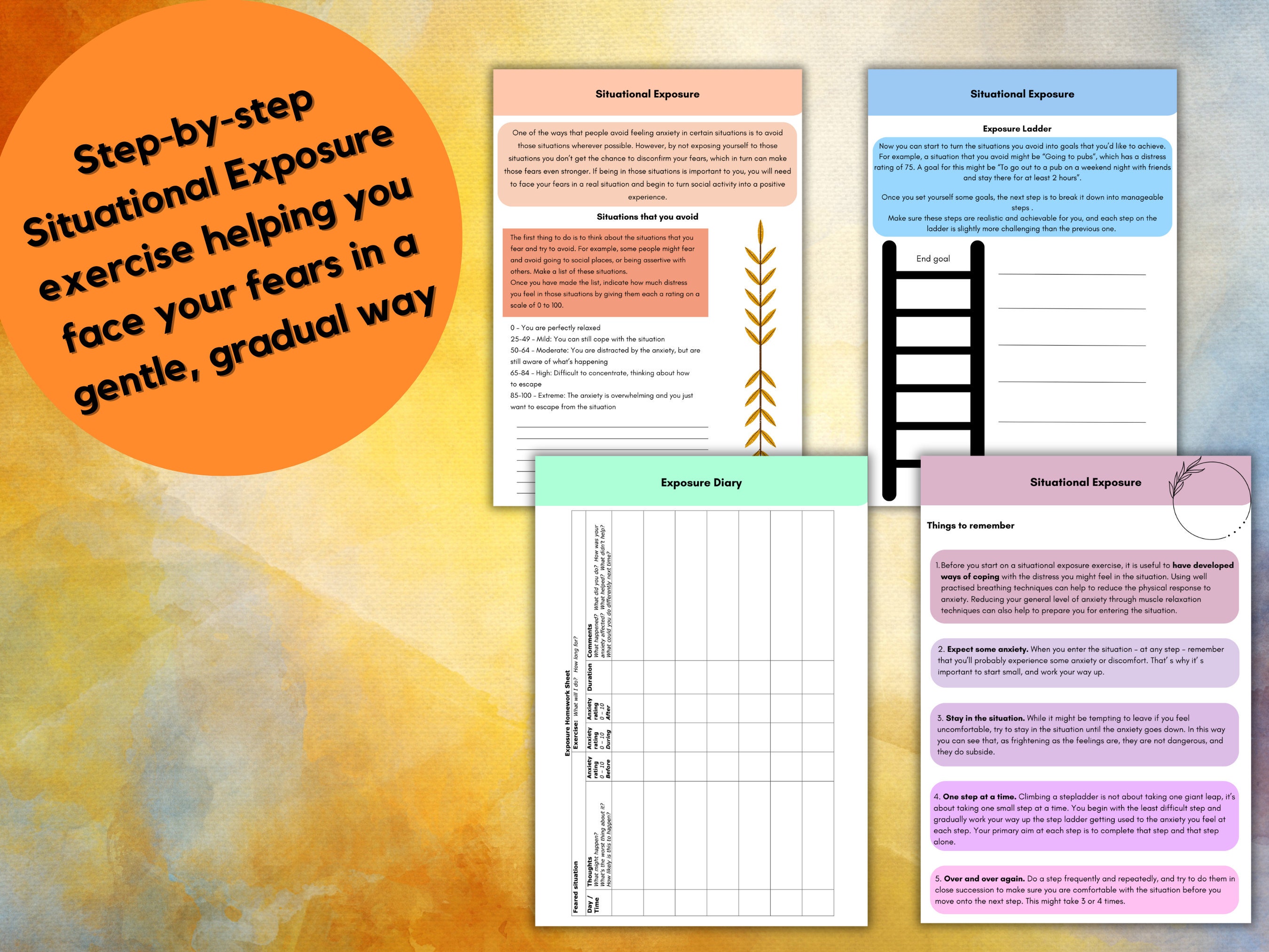 Anxiety Worksheets, Coping Strategies, Anxiety Relief, Therapy ...