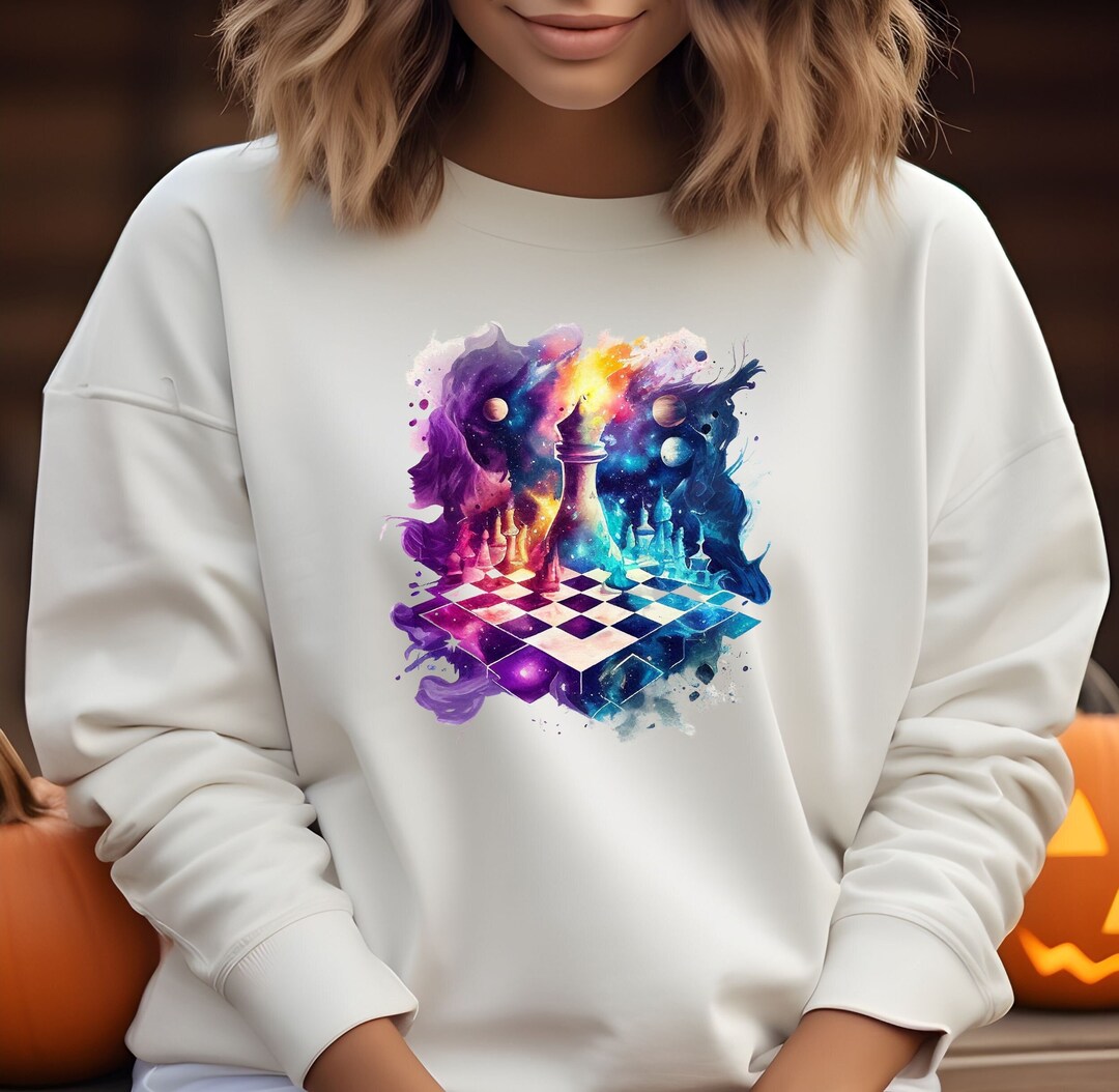 Retro Chess Pieces,chess Player Gift,chess Lover Sweater ,chess Gift ...