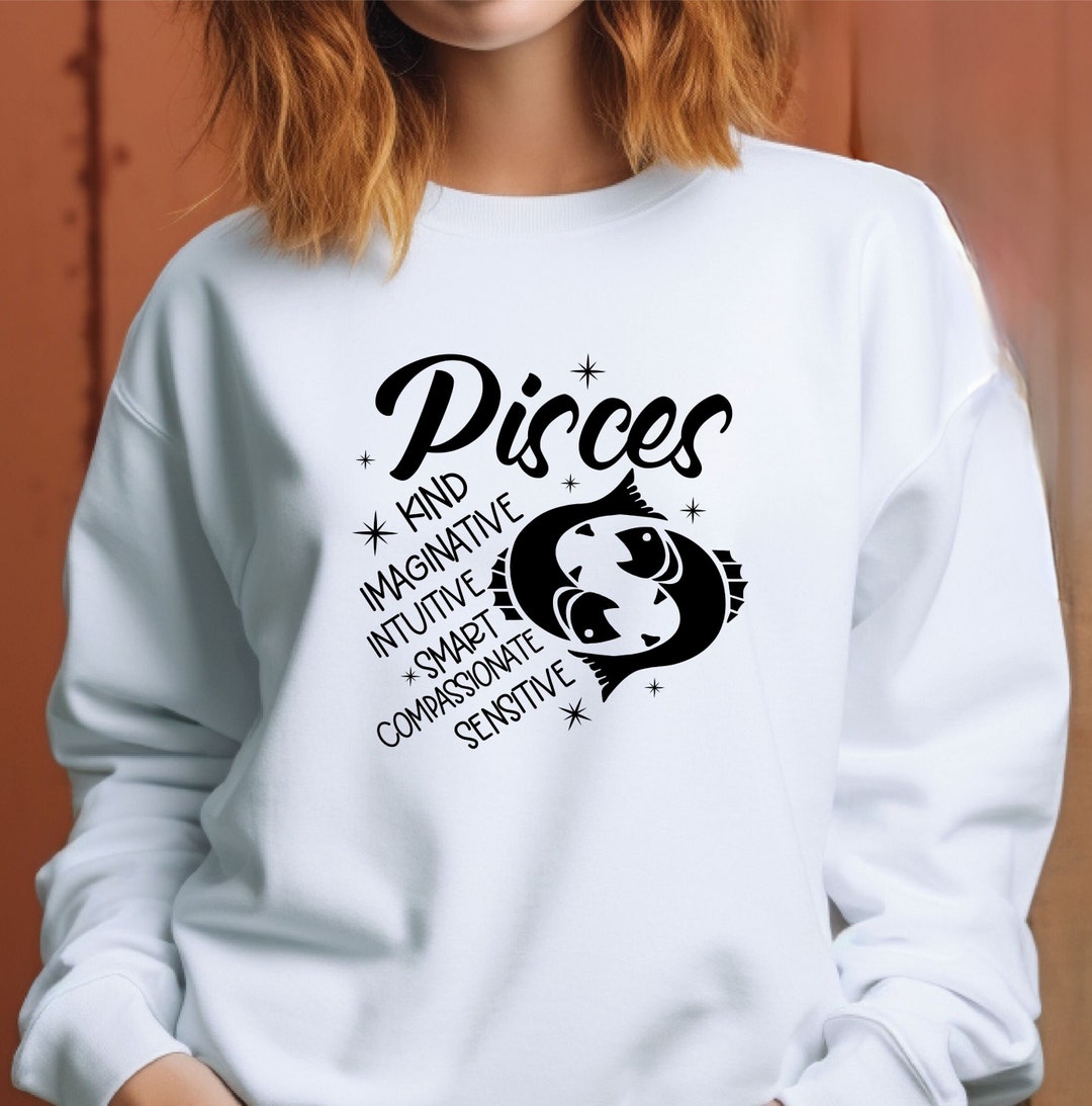 Pisces Zodiac Vintage Tee, Celestial Pisces Shirt, Oversized Tee ...