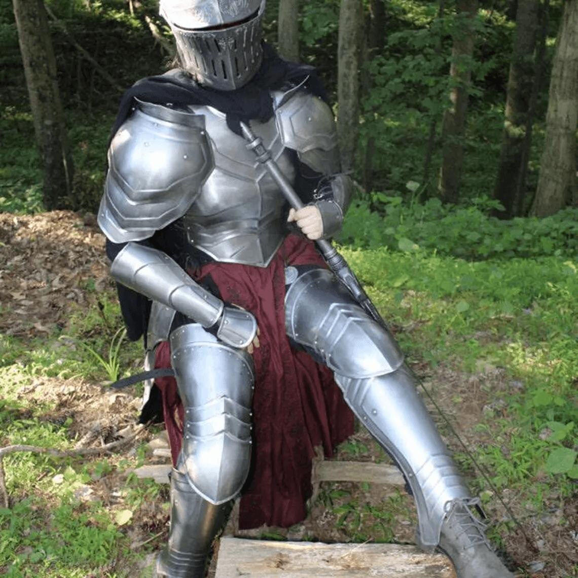 Elven Warrior Princess Steel Armor – Full-body Medieval Female Knight ...