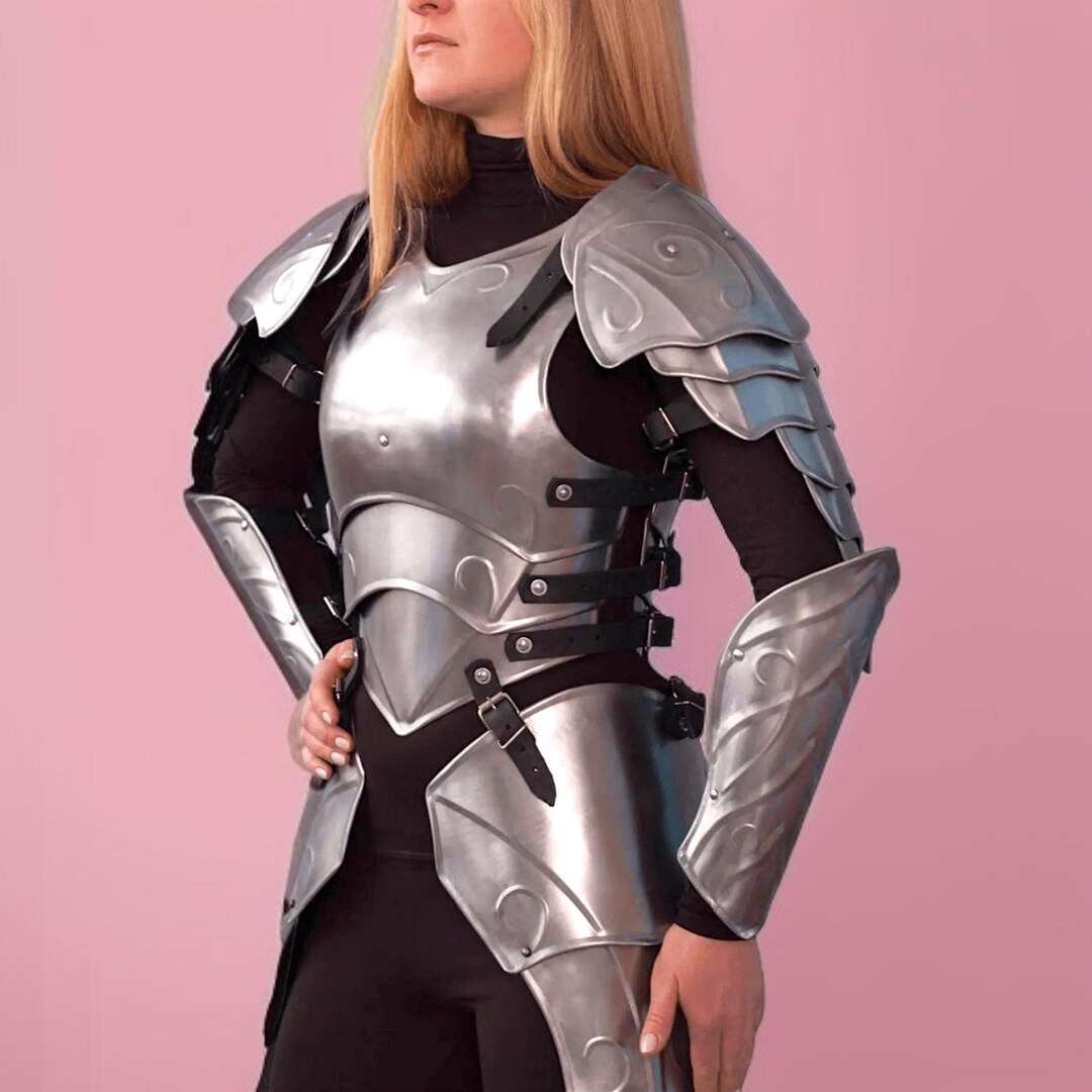 Queen of the Elves Full Steel Armor Suit | Medieval Fantasy Female ...