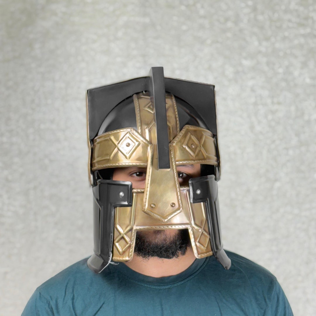 Dwarven Warrior Moria Steel Helmet – Premium Cosplay & Collector’s ...