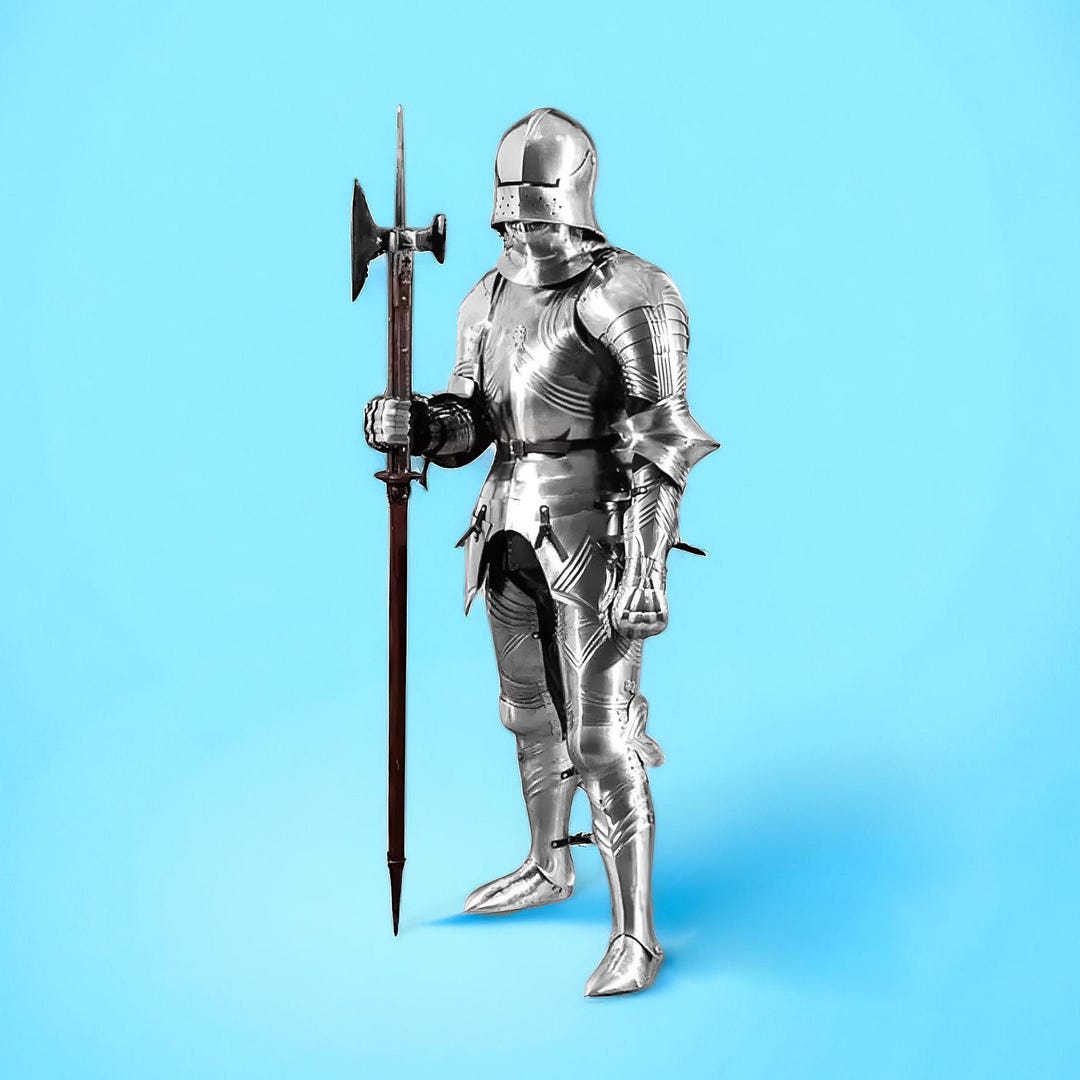 Medieval Gothic Knight Full Armor Suit | Wearable German Battle Armor ...